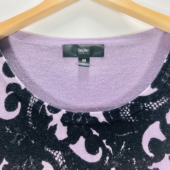 Mossimo Supply Co. | Sweaters | Lavender Black Floral Mossimo Target ...
